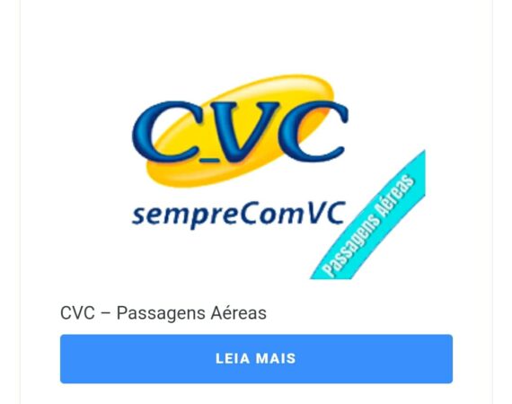 CVC com promoções em viagens, pacotes, passagem aérea e muito mais ...